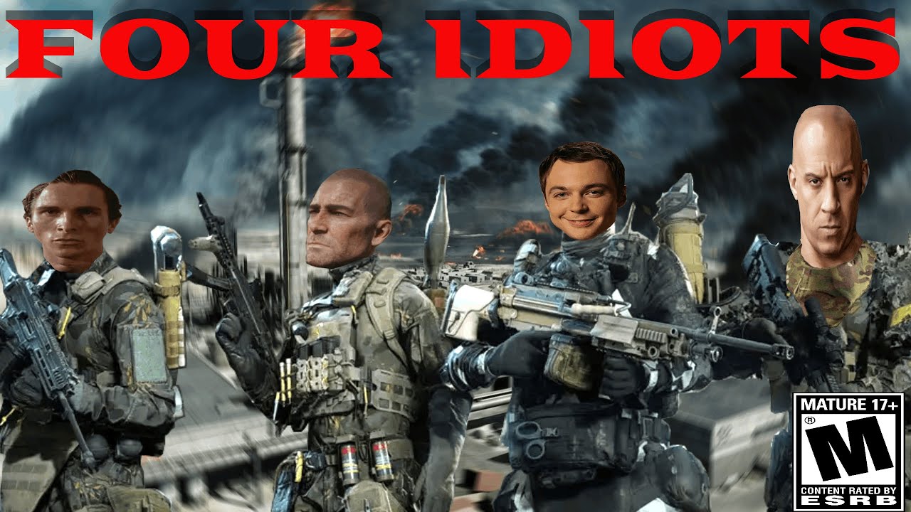 FOUR IDIOTS FIGHT BAD GUYS - YouTube