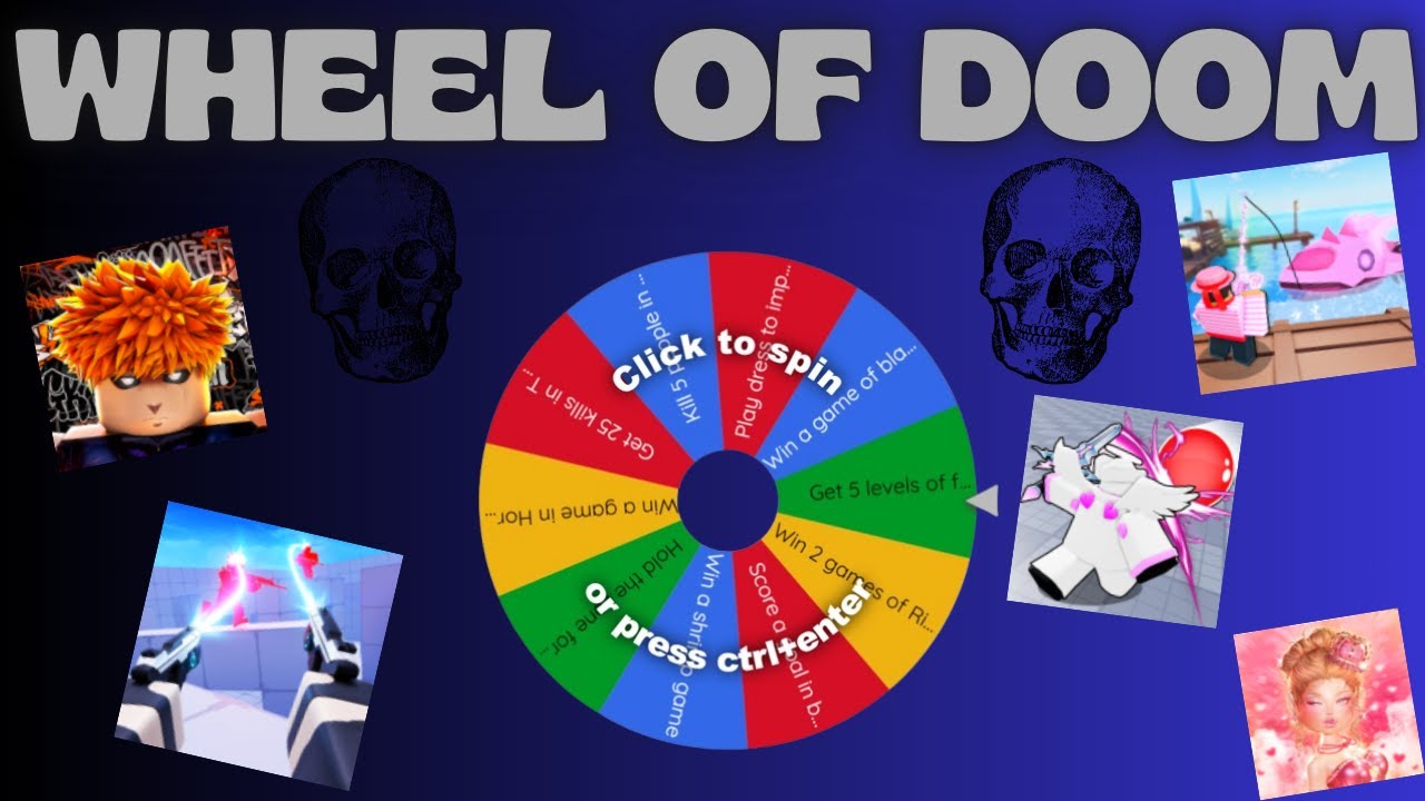 THE WHEEL OF DOOM IN ROBLOX - YouTube