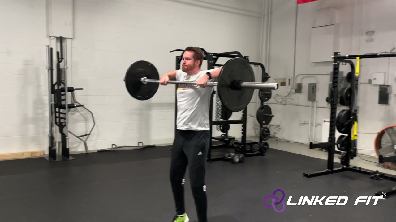 Movement: BB Hang Mid-Thigh Clean High Pull - YouTube