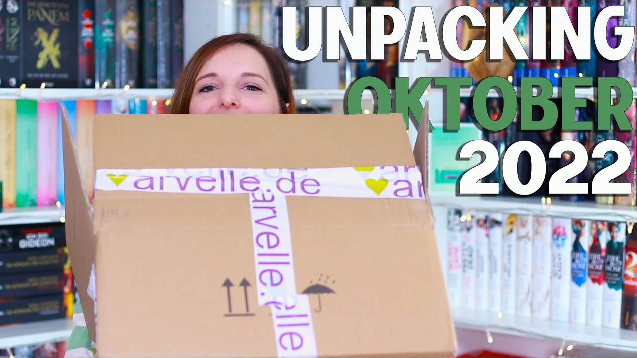 ARVELLE UNPACKING Oktober 2022 | 14 neue Bücher | melodyofbooks - YouTube