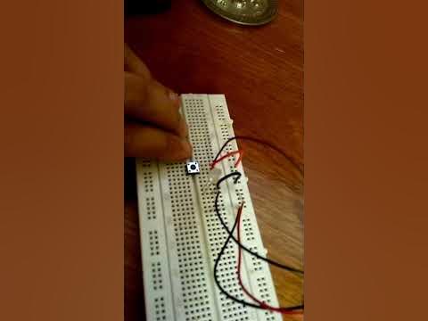 LED blinking with button read in Python on RPi - YouTube