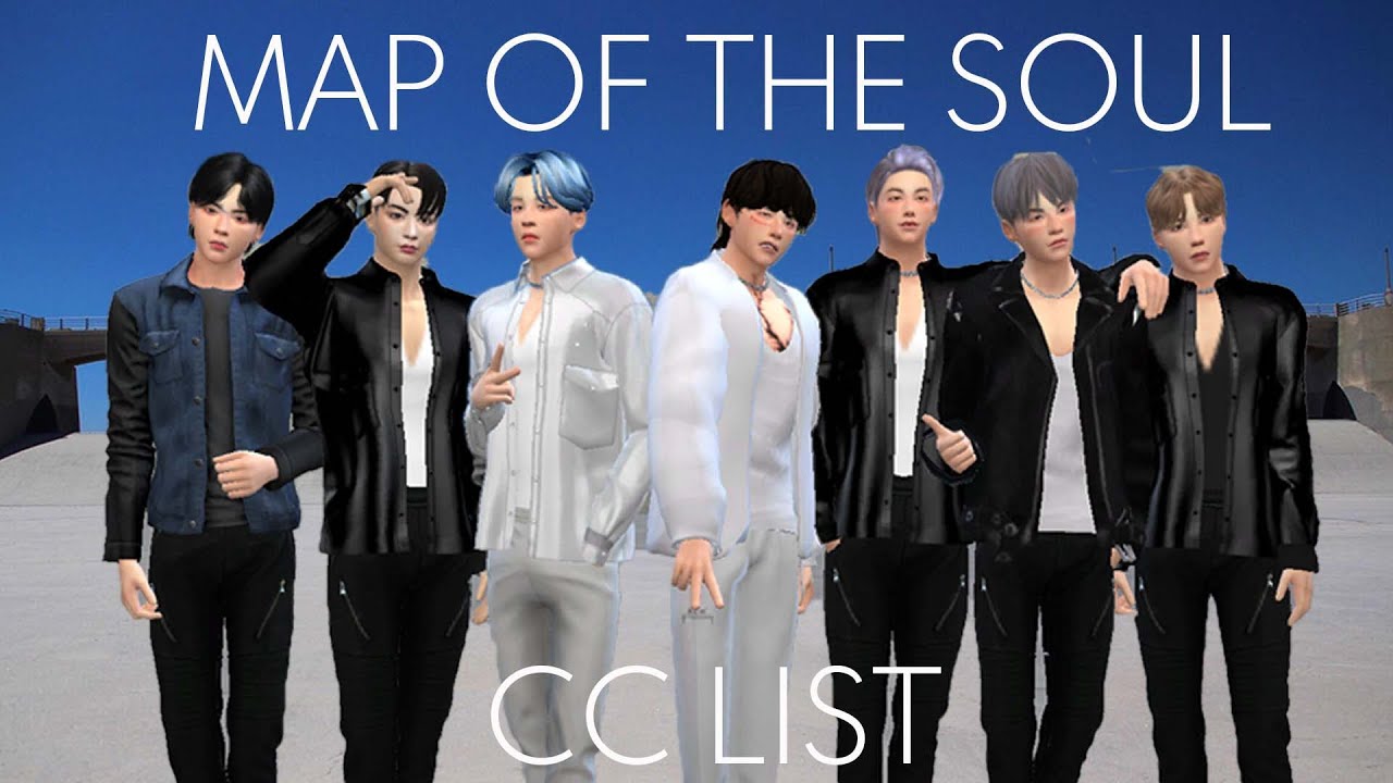 Map Of The Soul - Sims 4 Lookbook + CC List - YouTube