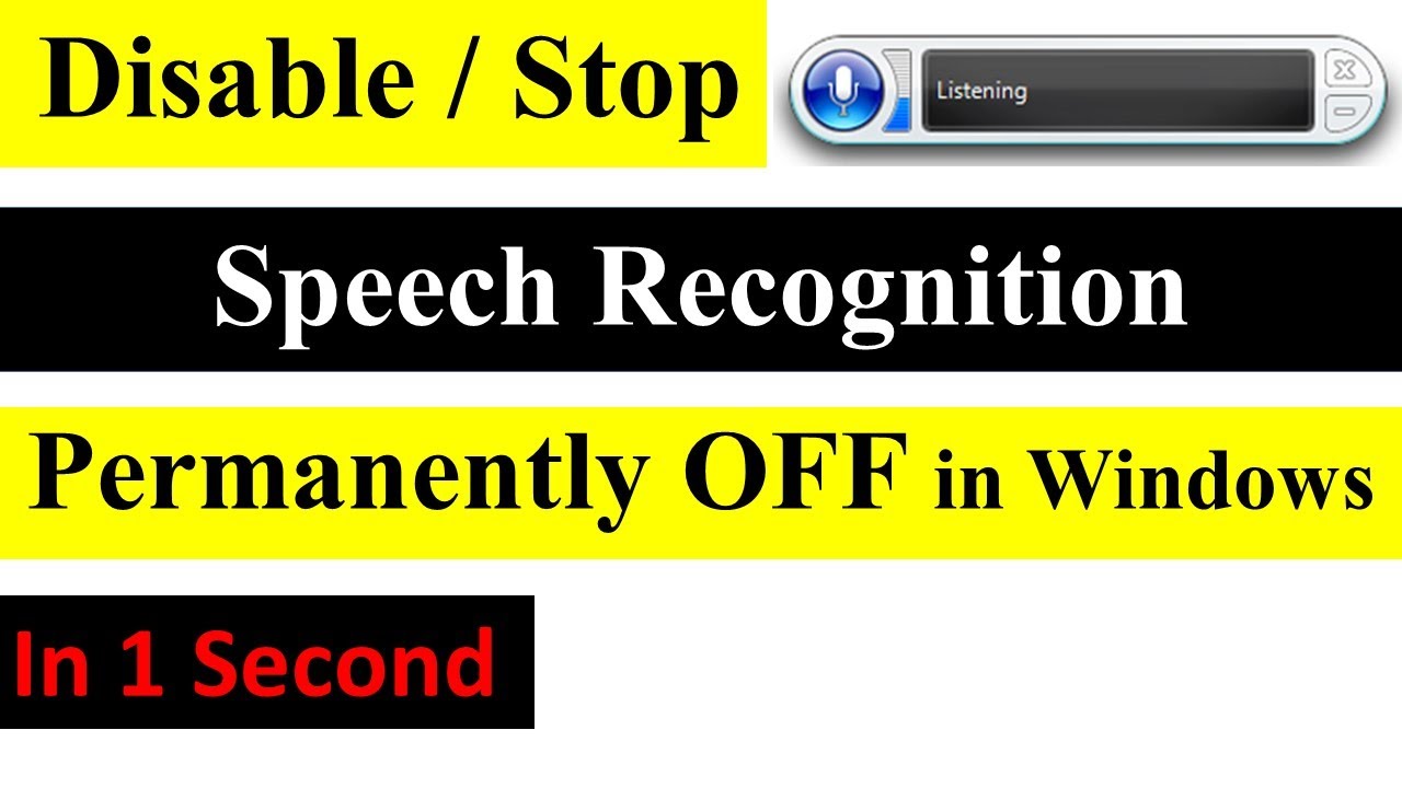 How To Stop Speech Recognition YouTube how-to-stop-speech-recognition-youtube