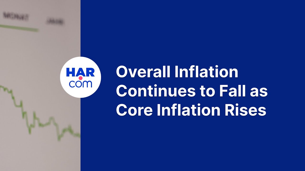Overall Inflation Continues to Fall as Core Inflation Rises - YouTube