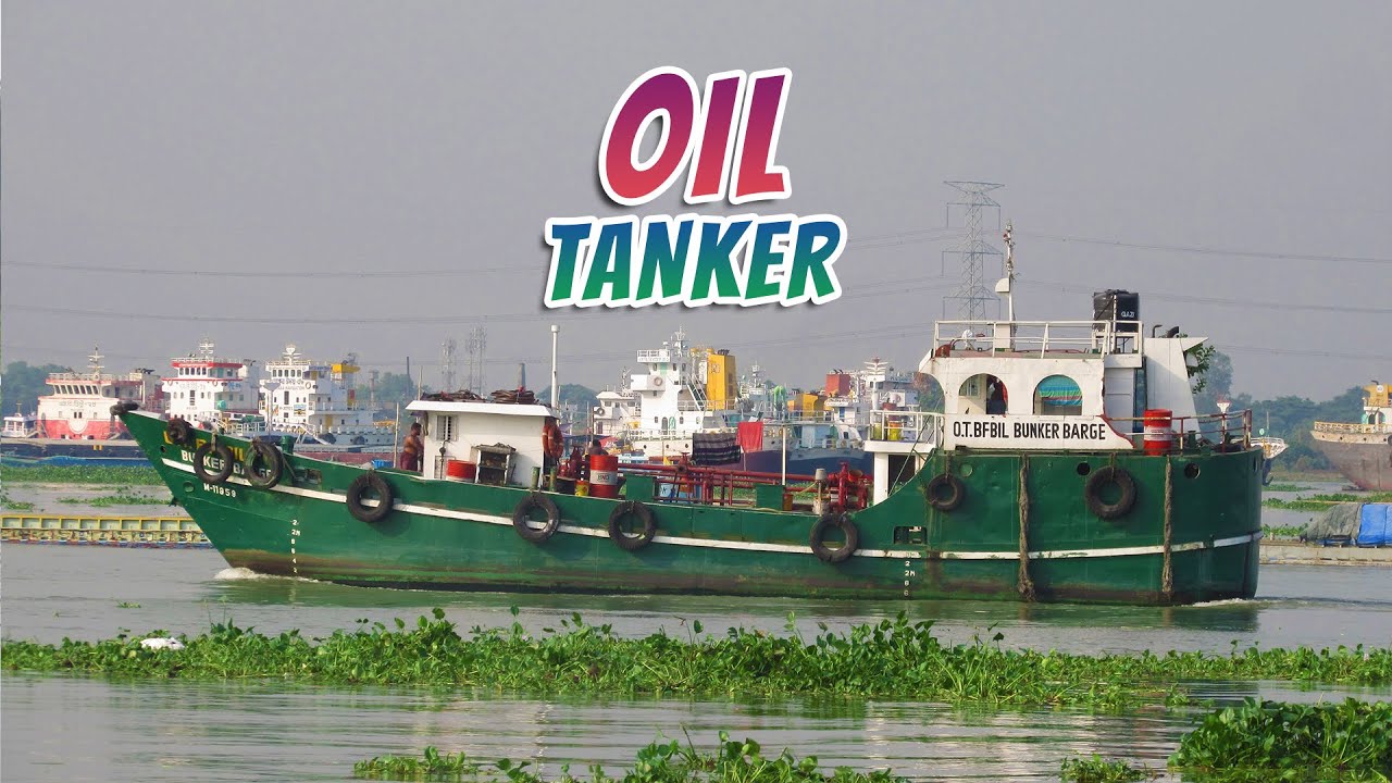 Mini Oil Tanker O.T. BFBIL Bunker Barge In Industrial Area | M-11959 ...