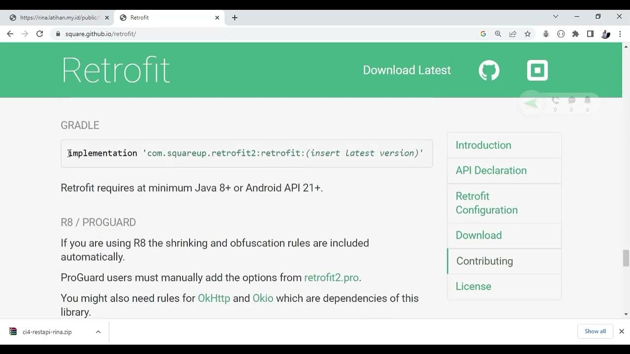 Live Praktikum Android Studio Retrofit Get Data - YouTube
