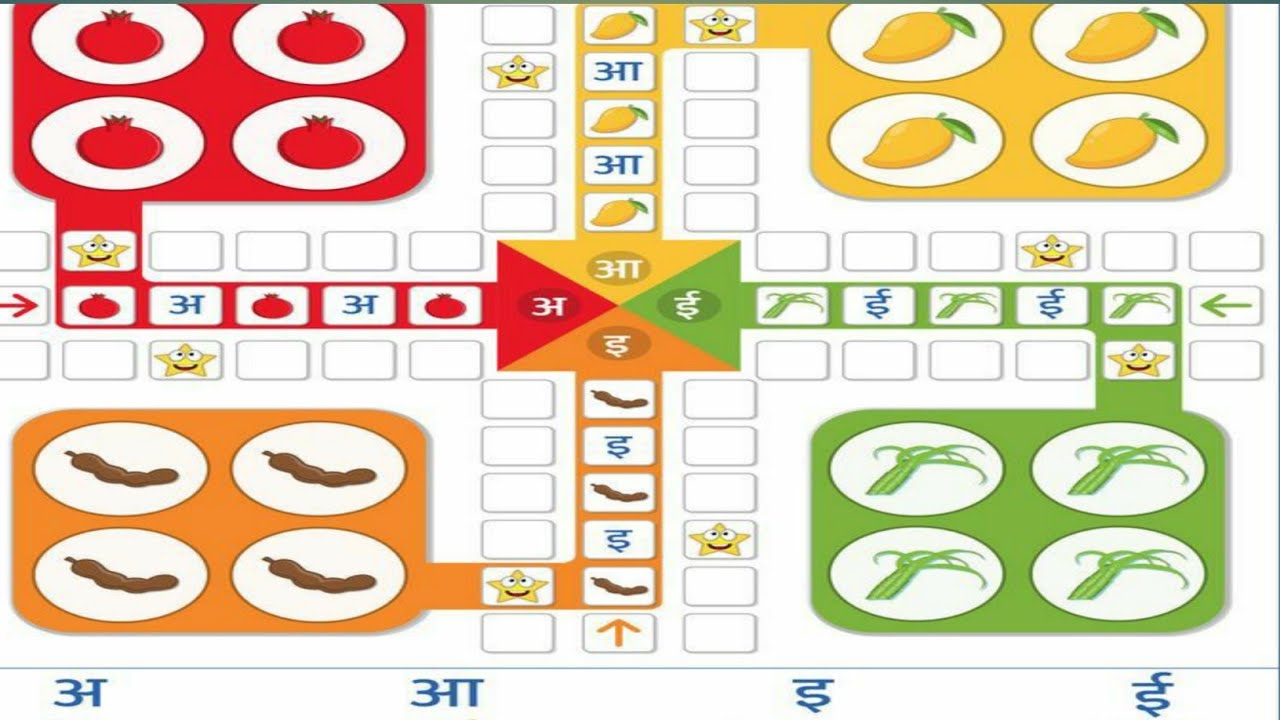 How to Learn Hindi Letters By Ludo Game | Short Way to Learn Hindi ...
