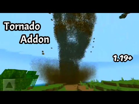 The Tornado Addon for Minecraft PE & Bedrock Edition! 🌪 - YouTube