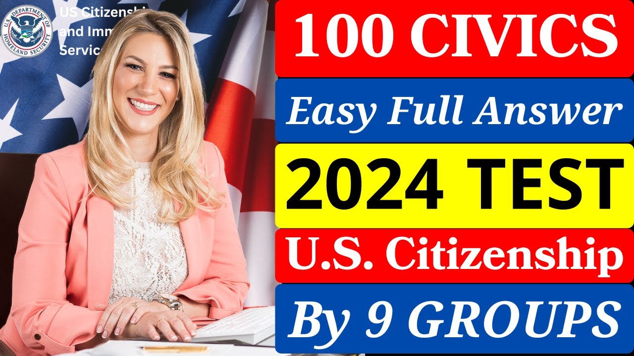 2024 Random 100 Civics Questions and Answers: U.S. Citizenship ...