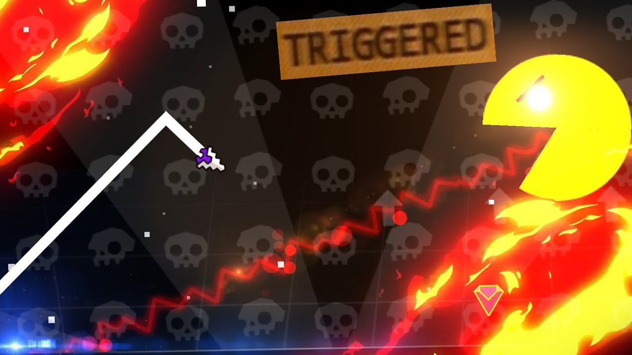 PACMAN VS PLAYER!! - GEOMETRY DASH 2.1!! (FOR CRYSTAL GAUNTLET CC ...