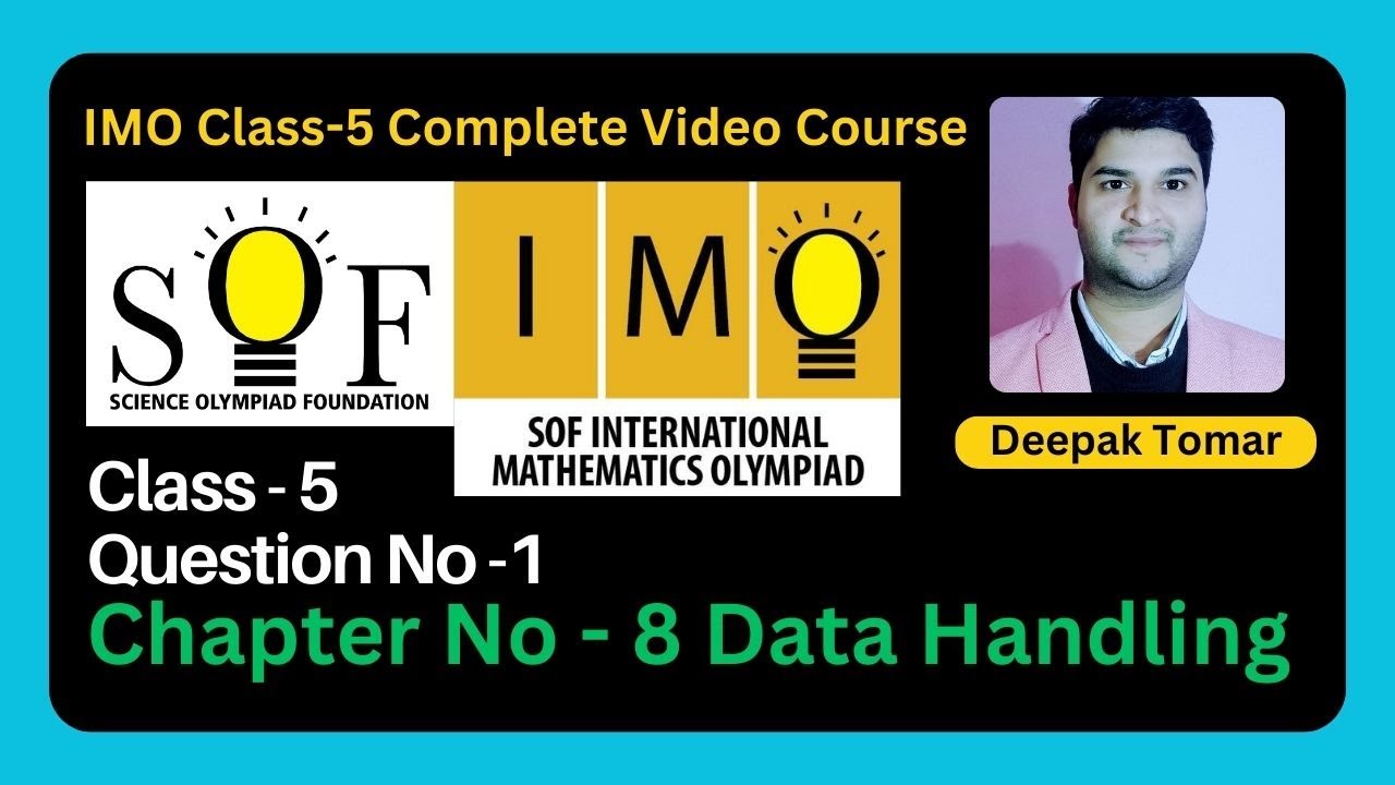 Class 5 IMO Question No-1/CHAPTER No -8 Data Handling - YouTube