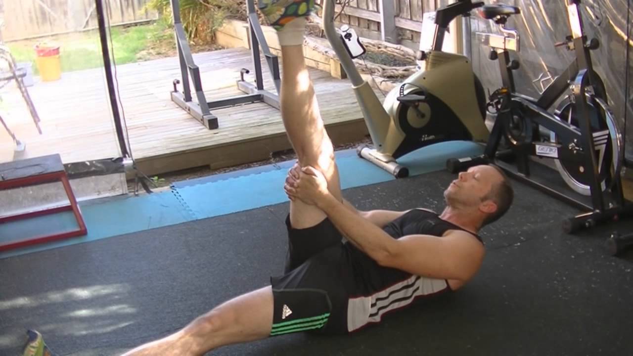 Single Leg Hamstring Stretch - YouTube