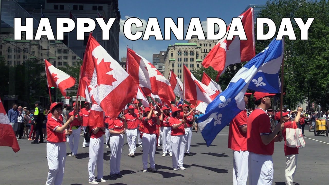 Canada Day 2019 Celebration - Big Parade in Montreal Downtown - YouTube