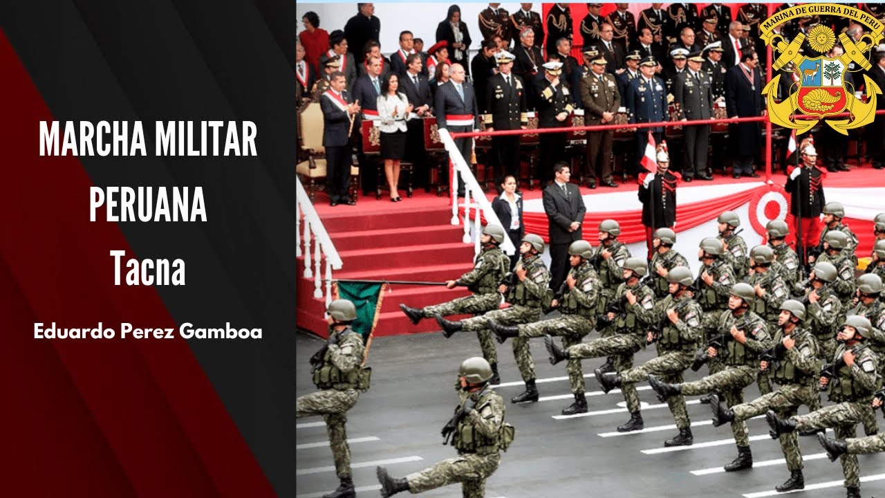 Marcha Militar | Tacna (Versión Marina) - YouTube