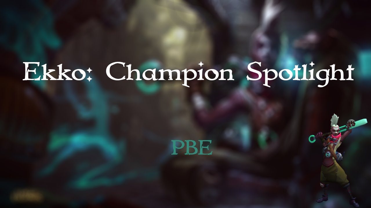Ekko Champion Spotlight | Abilities | League of Legends - YouTube