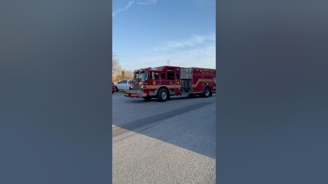 Rescue 57 Responding to a Building - Dwelling Assisting 89 #qfd57 - YouTube