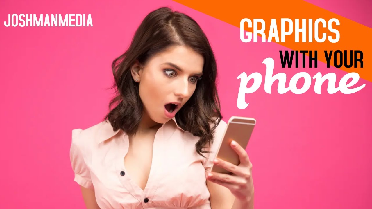 become a graphic designer using your smart phone - YouTube