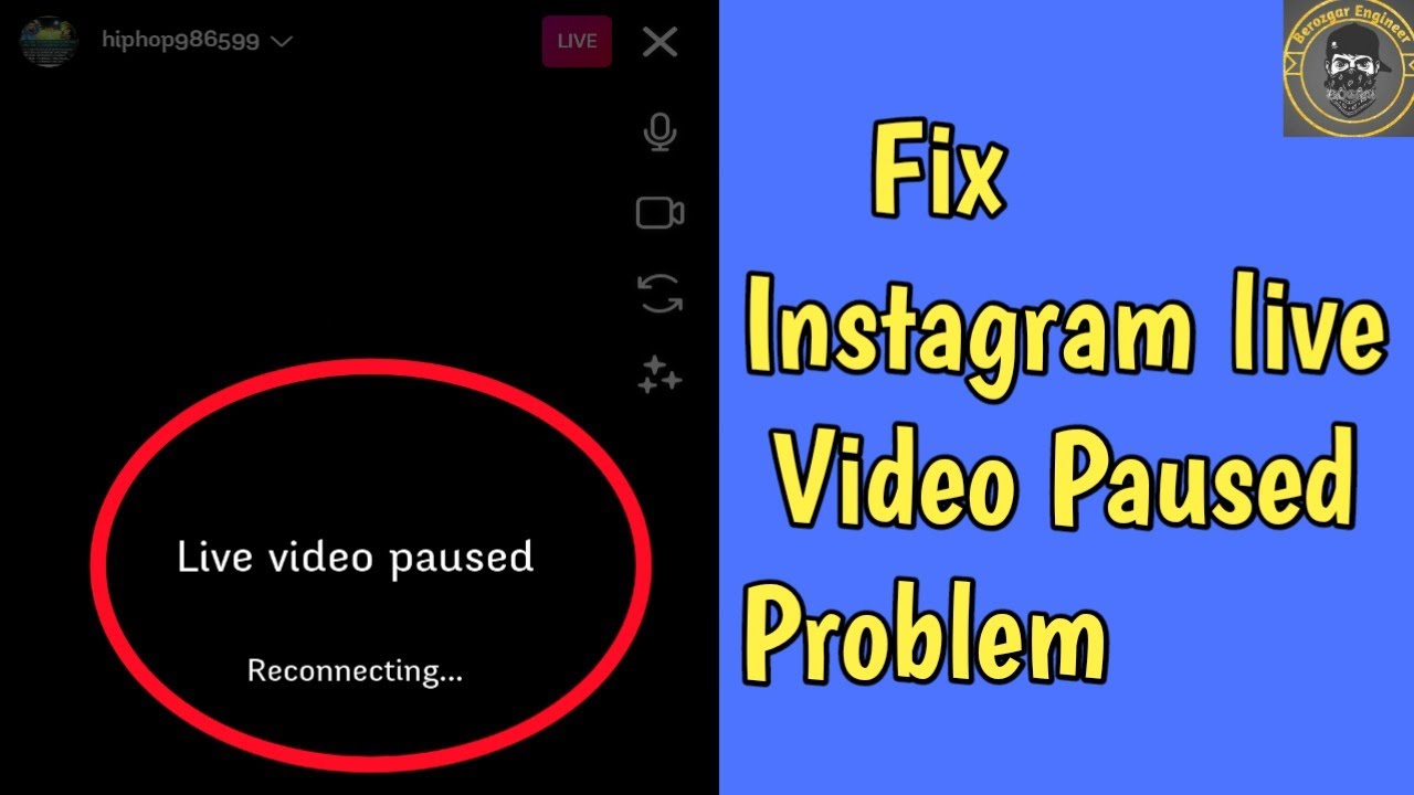 Fix Instagram Live Problem Solved | Live Video Pause in Instagram ...