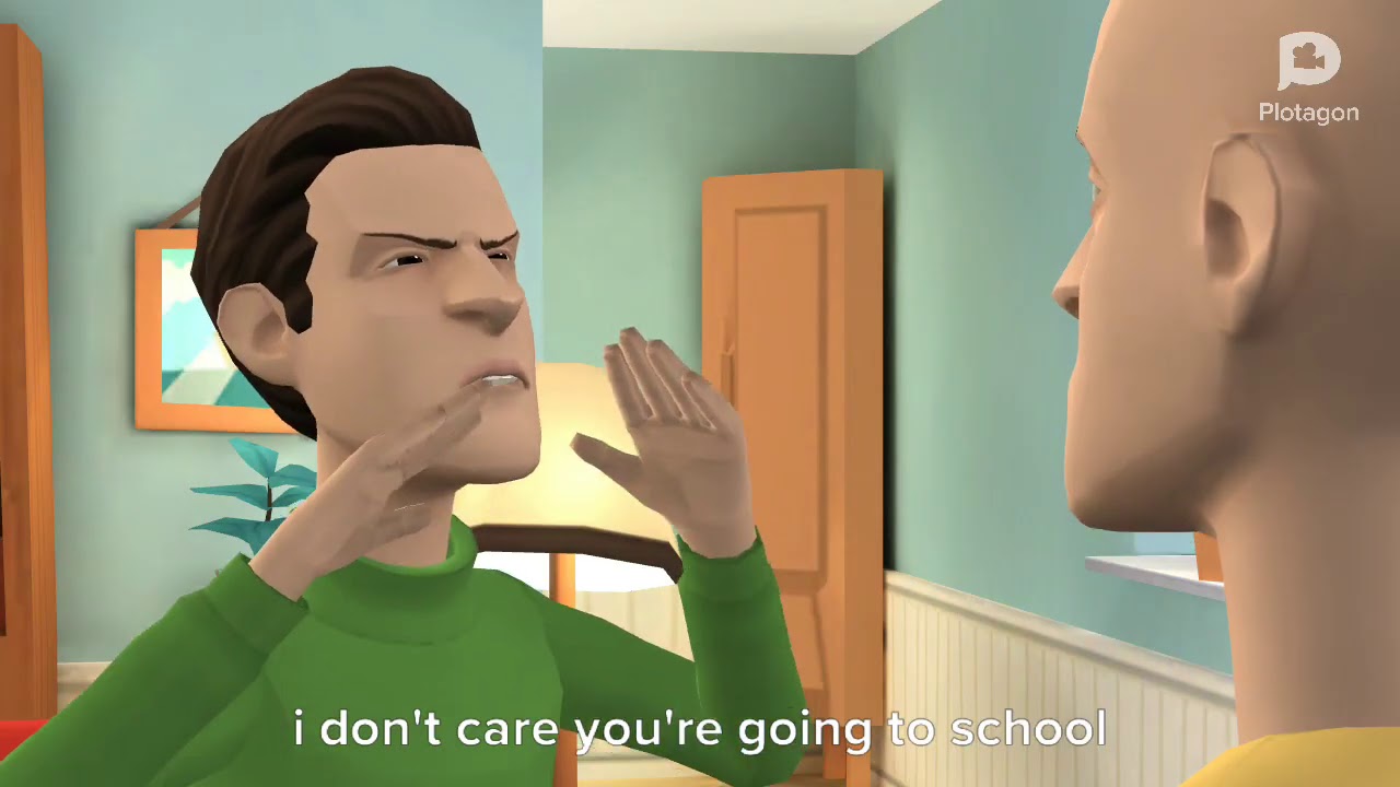 Caillou misbehaves at school and gets grounded - YouTube