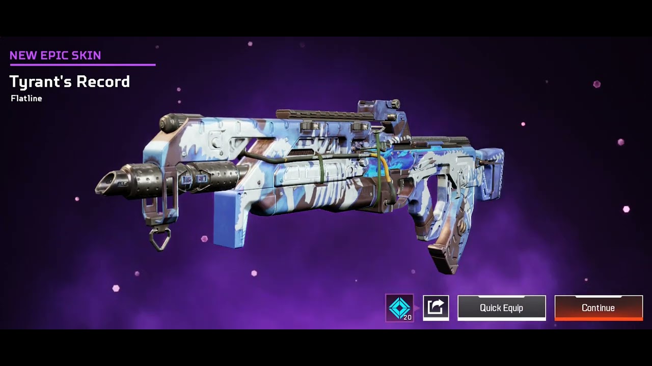 APEX LEGEND PURPLE COLOR SKIN - YouTube