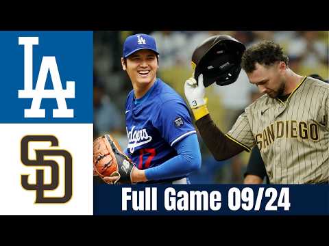 Dodgers vs Padres | Full Highlights Sep 24, 2026 🔥 MLB Highlight Today