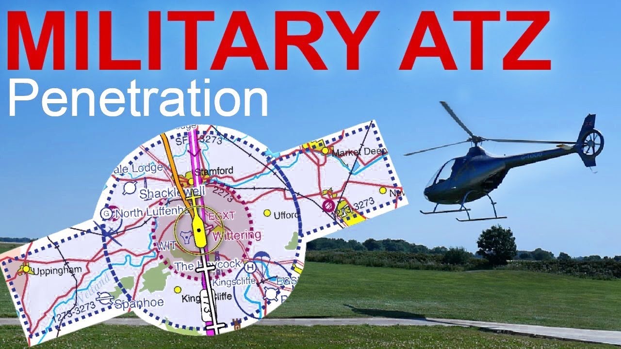 Flying through MILITARY AIRSPACE - RAF Wittering MATZ - YouTube