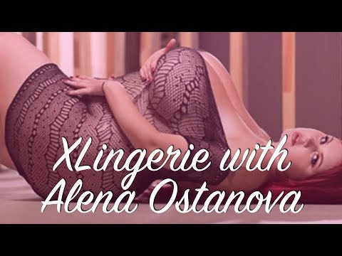 XL lingerie with Alena Ostanova