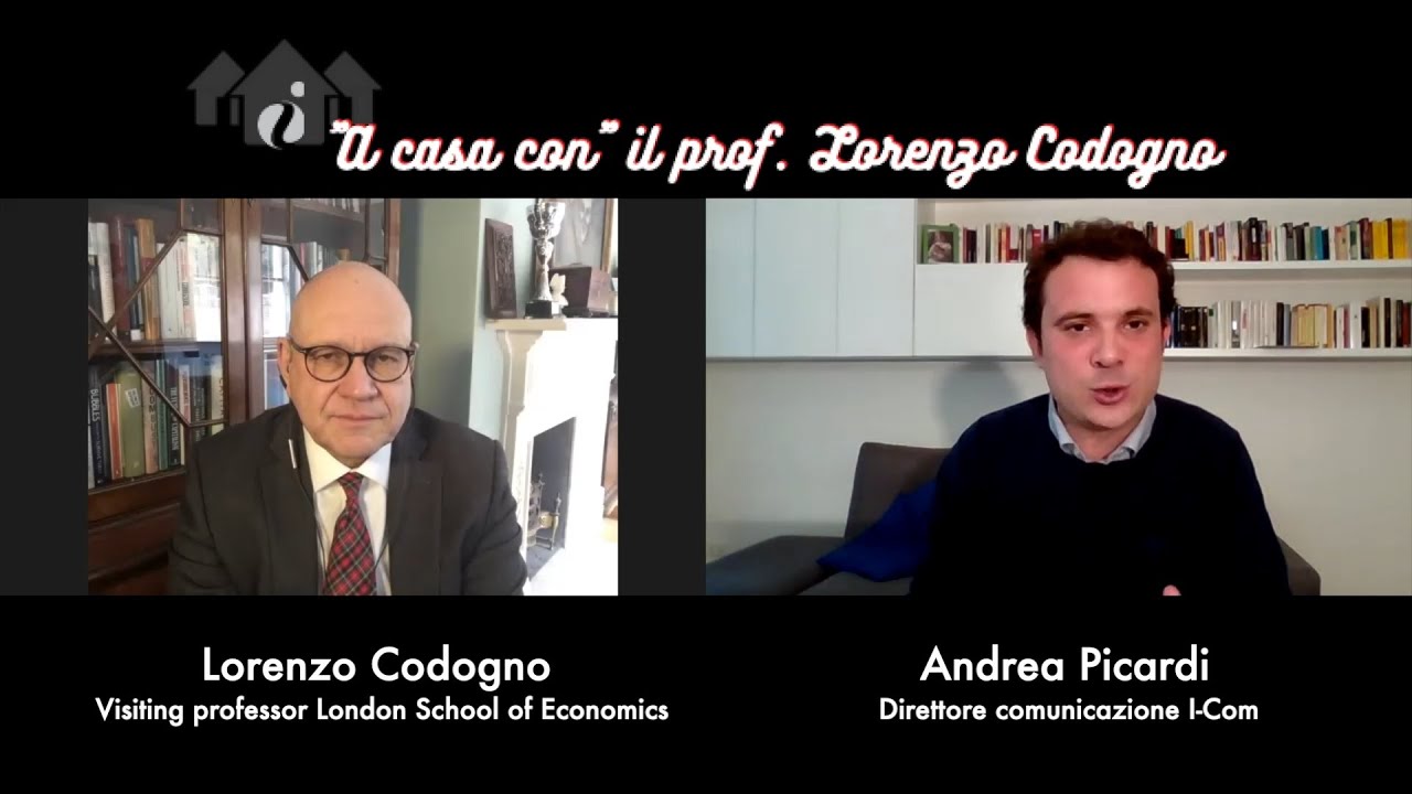"A casa con" il prof. Lorenzo Codogno, già capo economista del ...