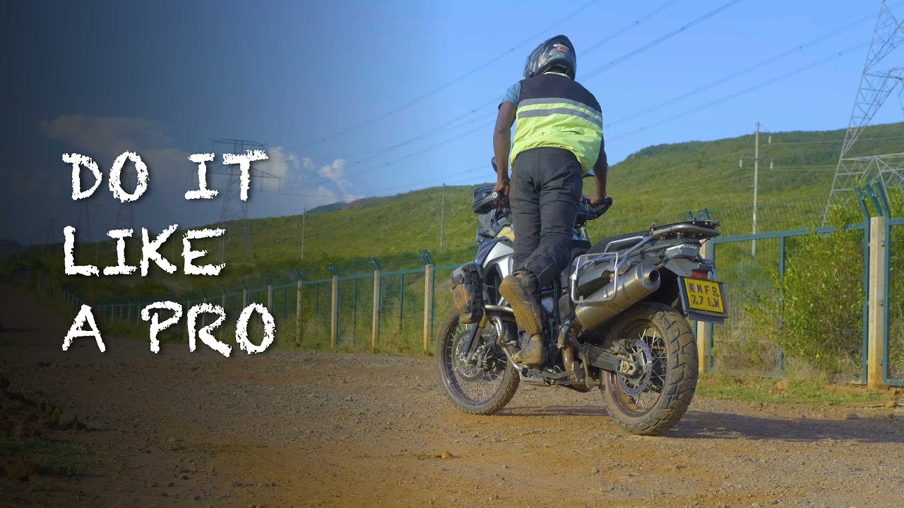 Tips & tricks for mounting and dismounting a tall adventure motorcycle ...