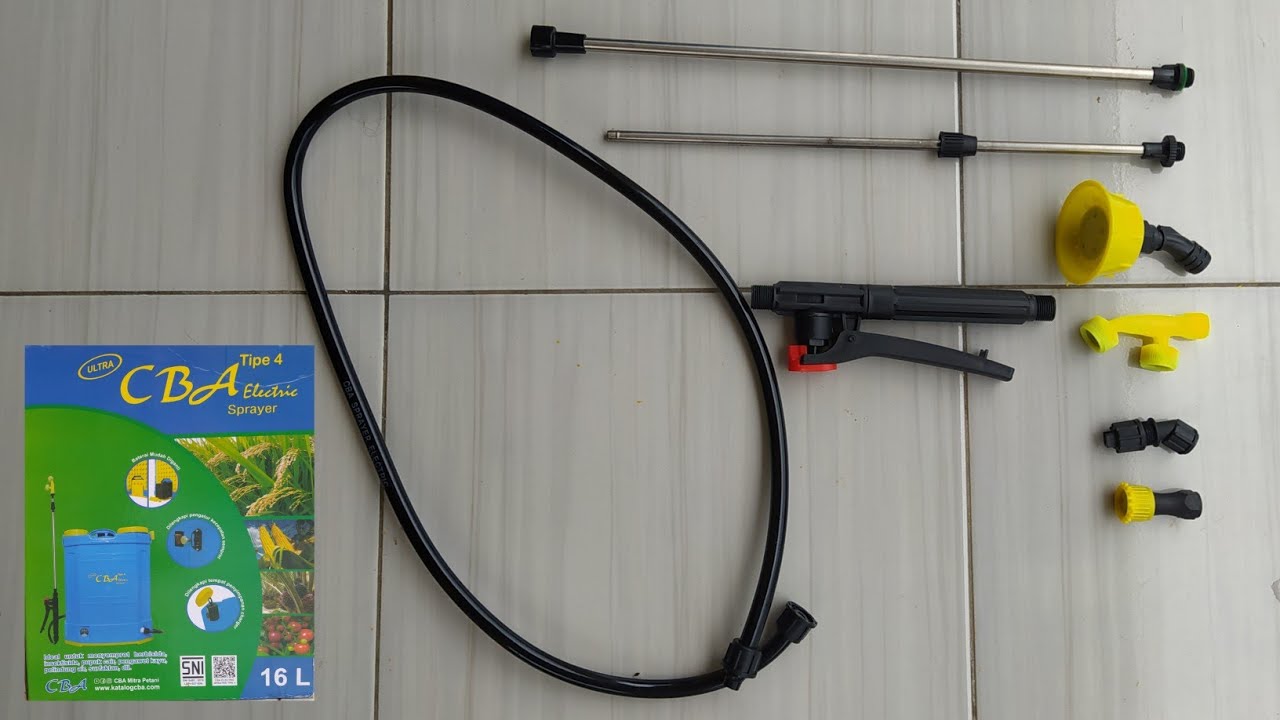 Review dan Cara Pasang Sprayer / Nozle CBA tipe 4 - YouTube