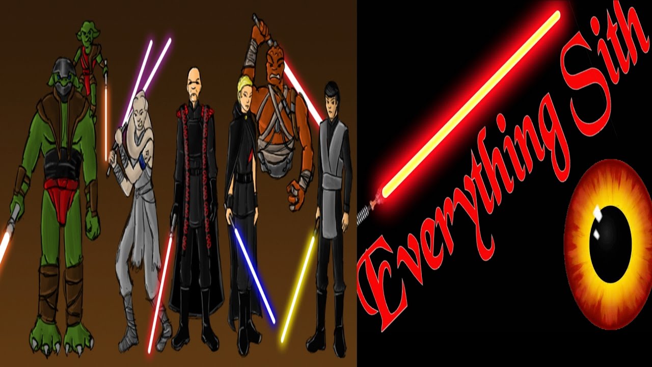 The Seven Dark Jedi Explained - YouTube