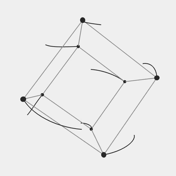Log of square rotation. Draw by openFrameworks - YouTube