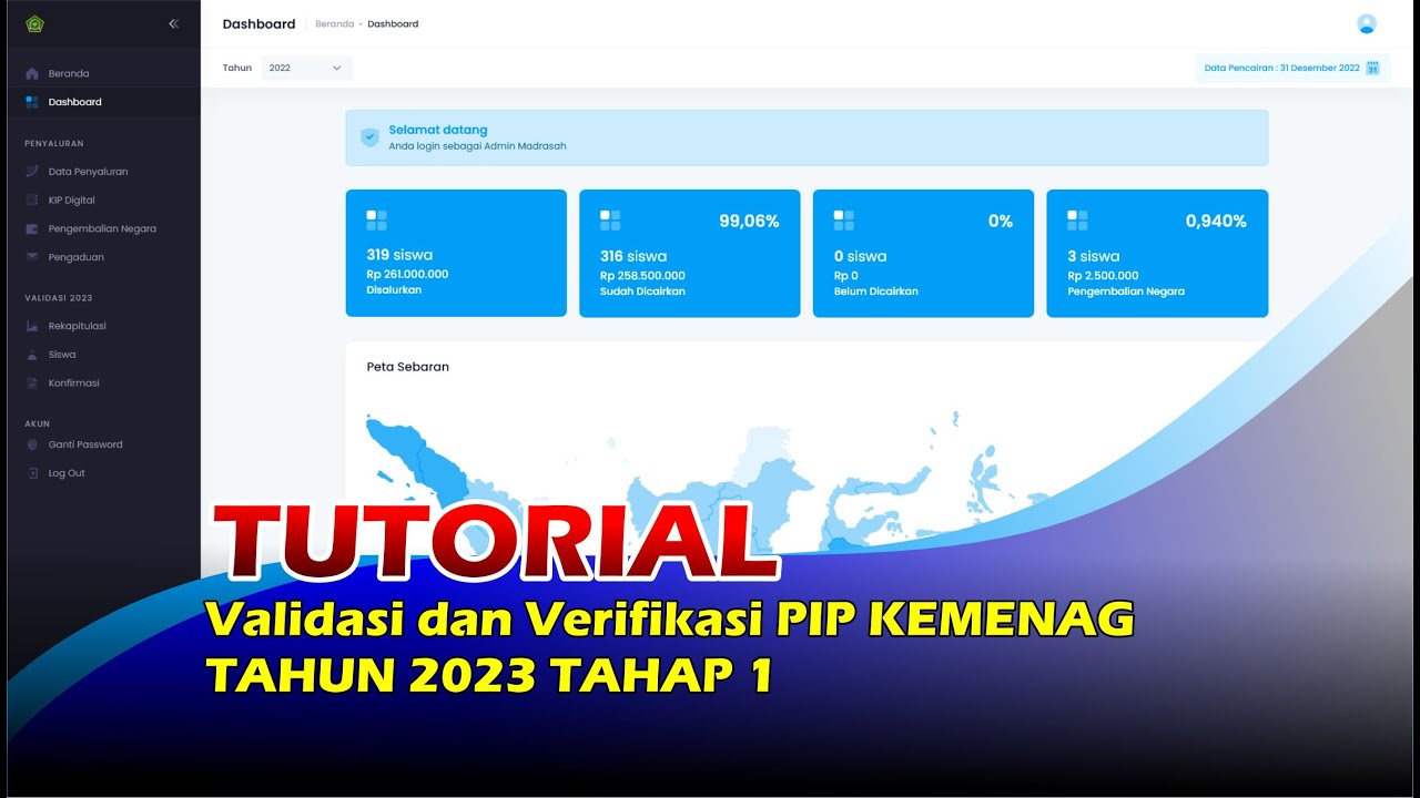 TUTORIAL VERVAL PIP TAHAP 1 TAHUN 2023 - YouTube