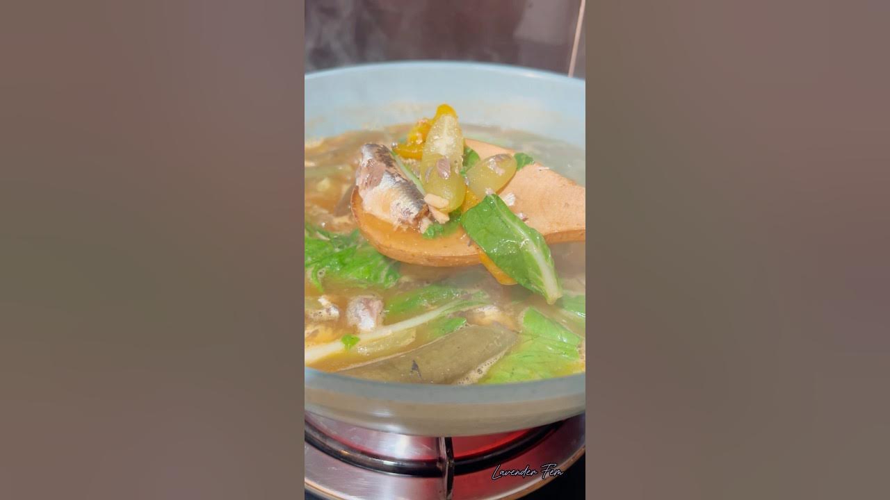 Sinigang na Sardinas sa Kamias #lutongpinoy #sardines #sinigang #yummy #pinoyfood #soursoup # ...