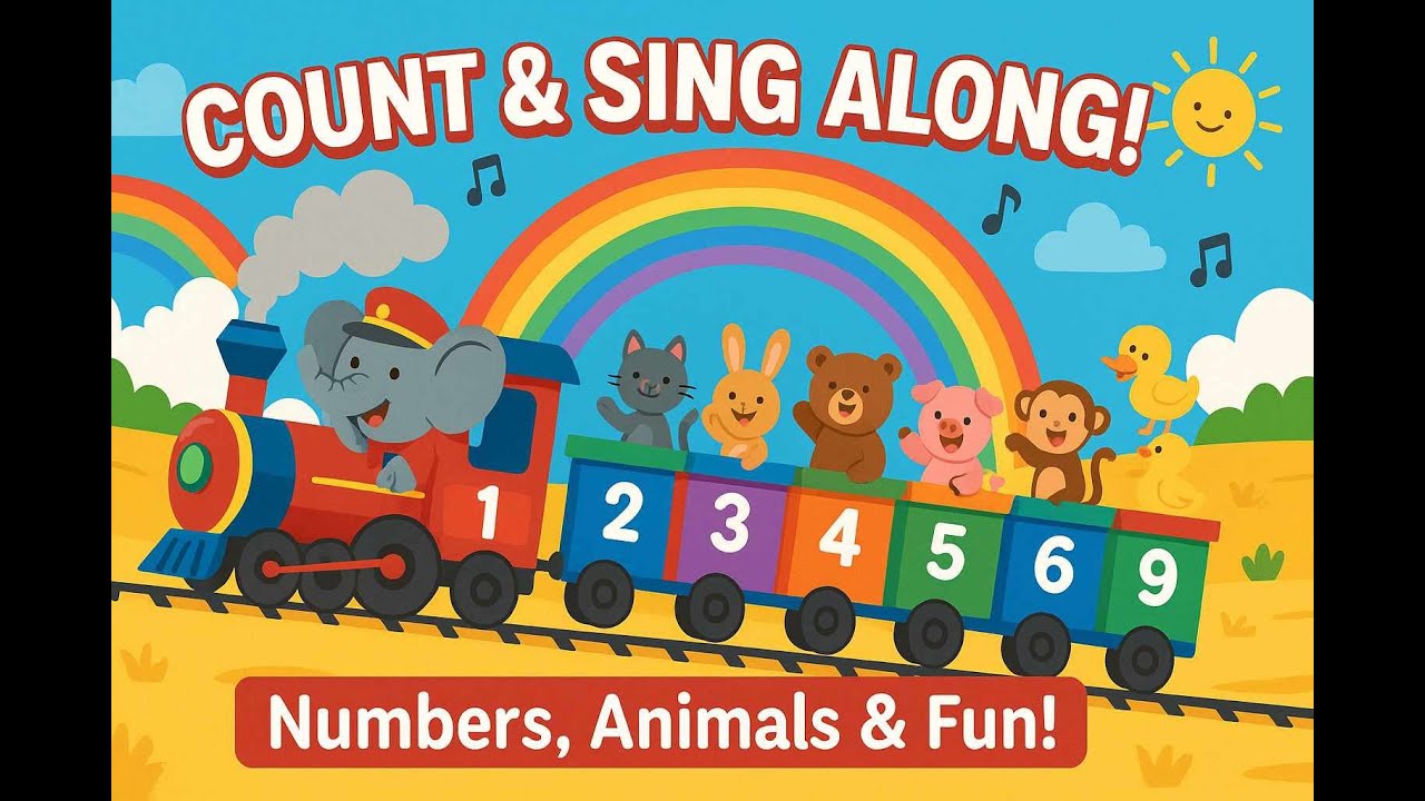 THE NUMBER TRAIN | CHILDREN'S MUSIC - YouTube
