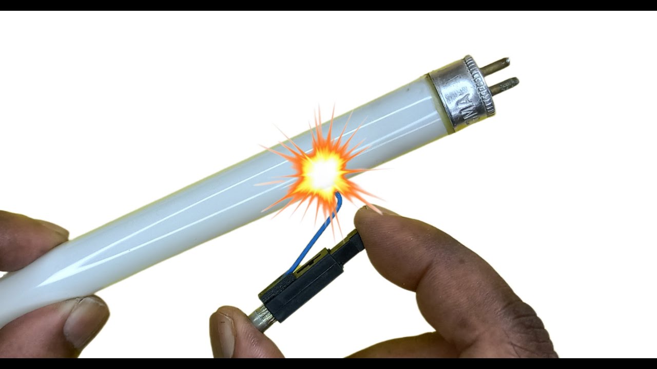 Run Tube Light By Using Old Lighter Piezo Igniter..Amazing Trick - YouTube