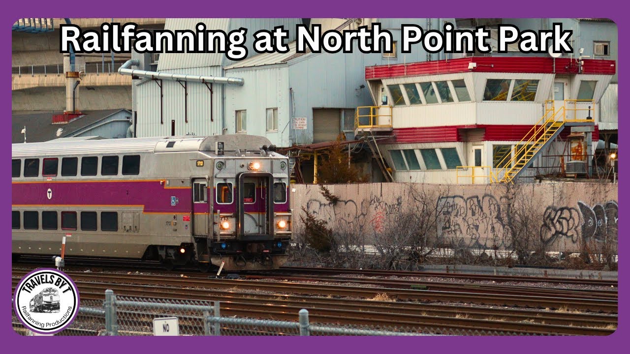 Railfanning at North Point Park - YouTube
