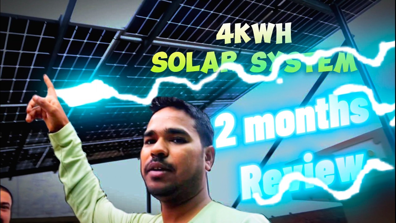 Solar Panel system 2 months Review | 4kwh Solar Rooftop System installation, Price & Subsidy # ...