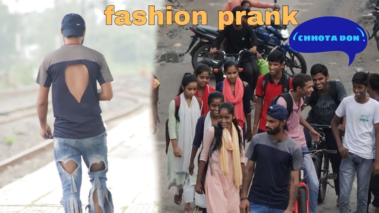 dress style prank 🤣cute girls || p2h || prank2hell || fashion prank in ...