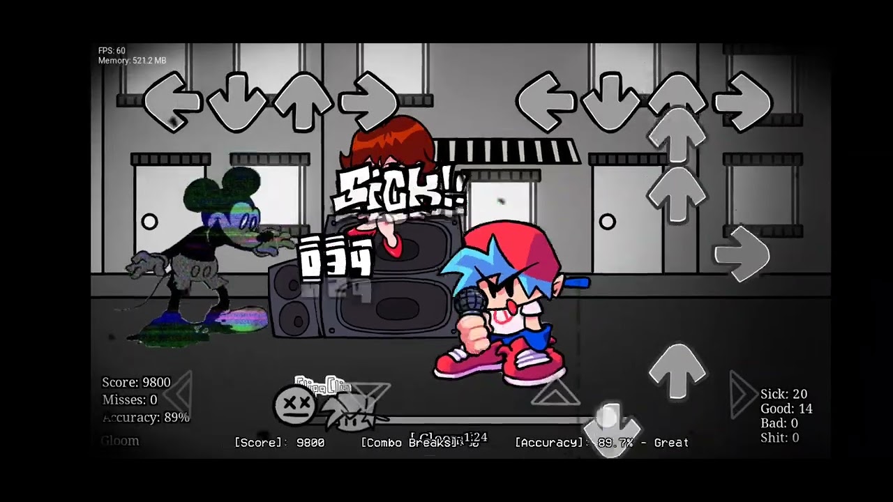 Pibby mouse sprite test (by me) - YouTube