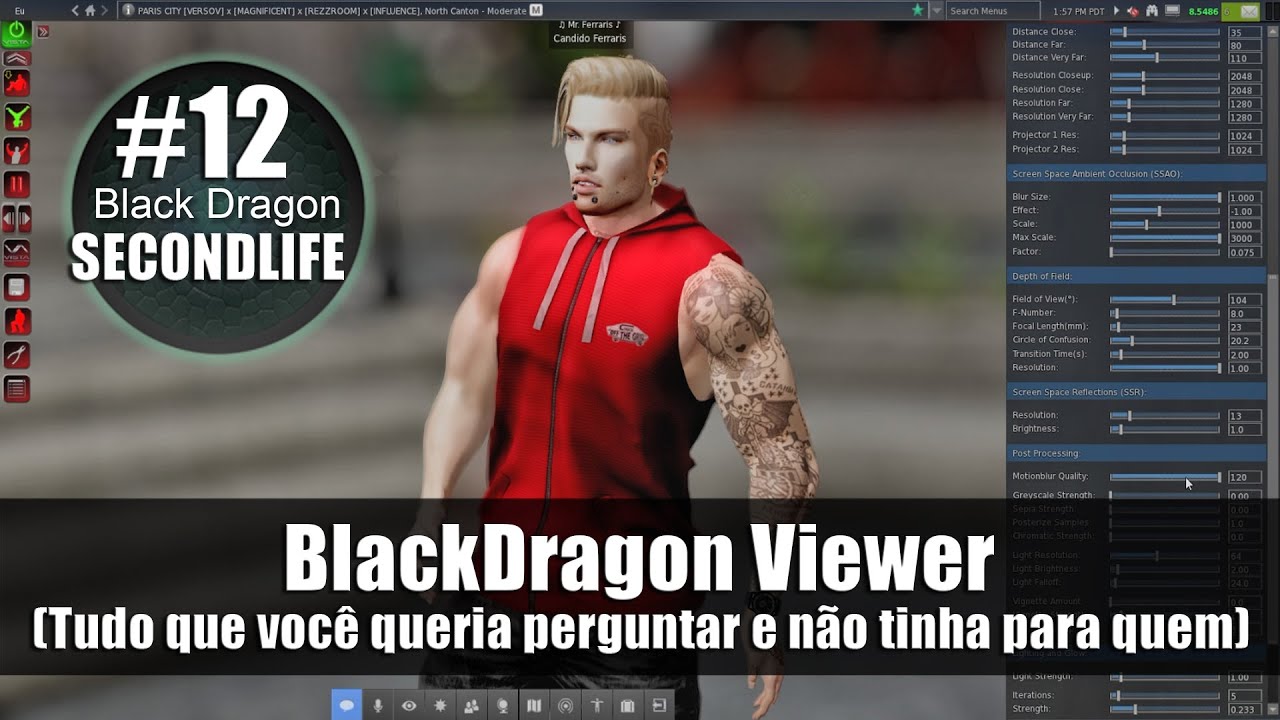 #12 Video Dicas - BlackDragon Viewer - Secondlife - YouTube