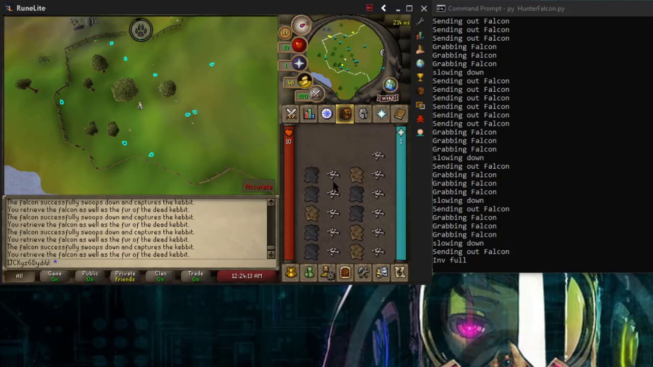 OSRS Hunter Falcon - YouTube