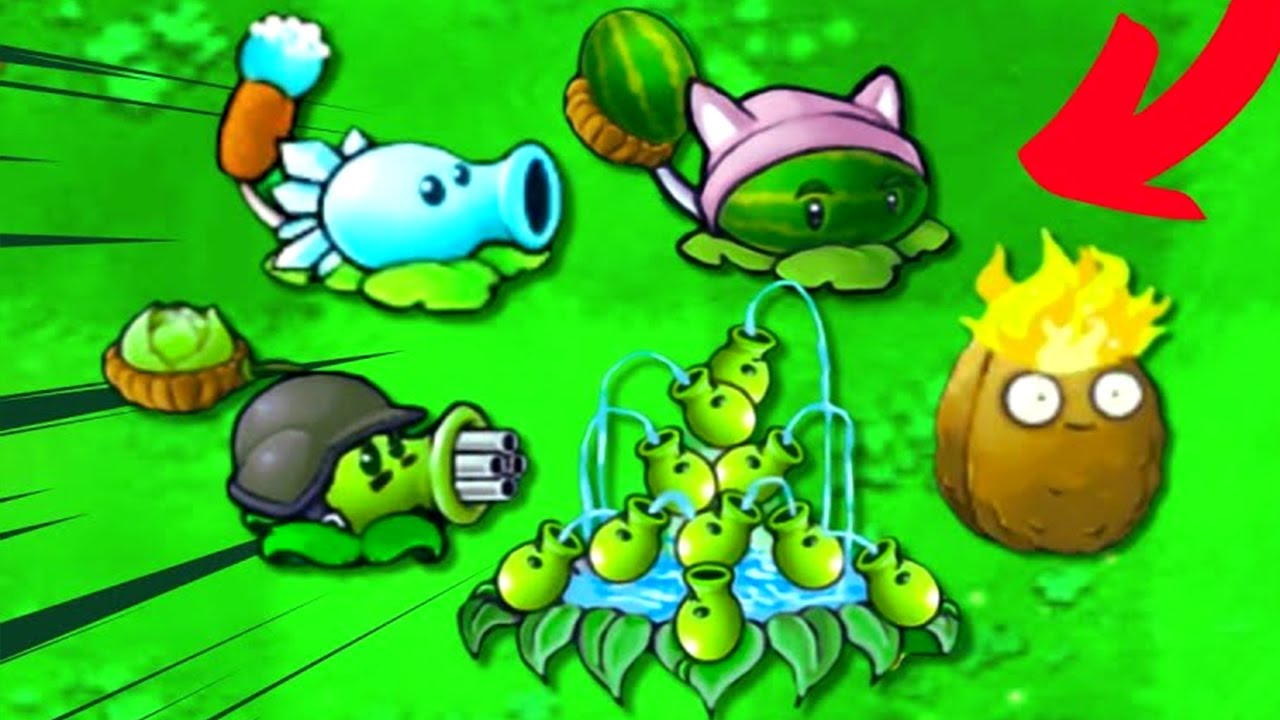 Strongest Fusion Plant. 09 Plants Vs. Zombies PvZ Plus pvz funny ...