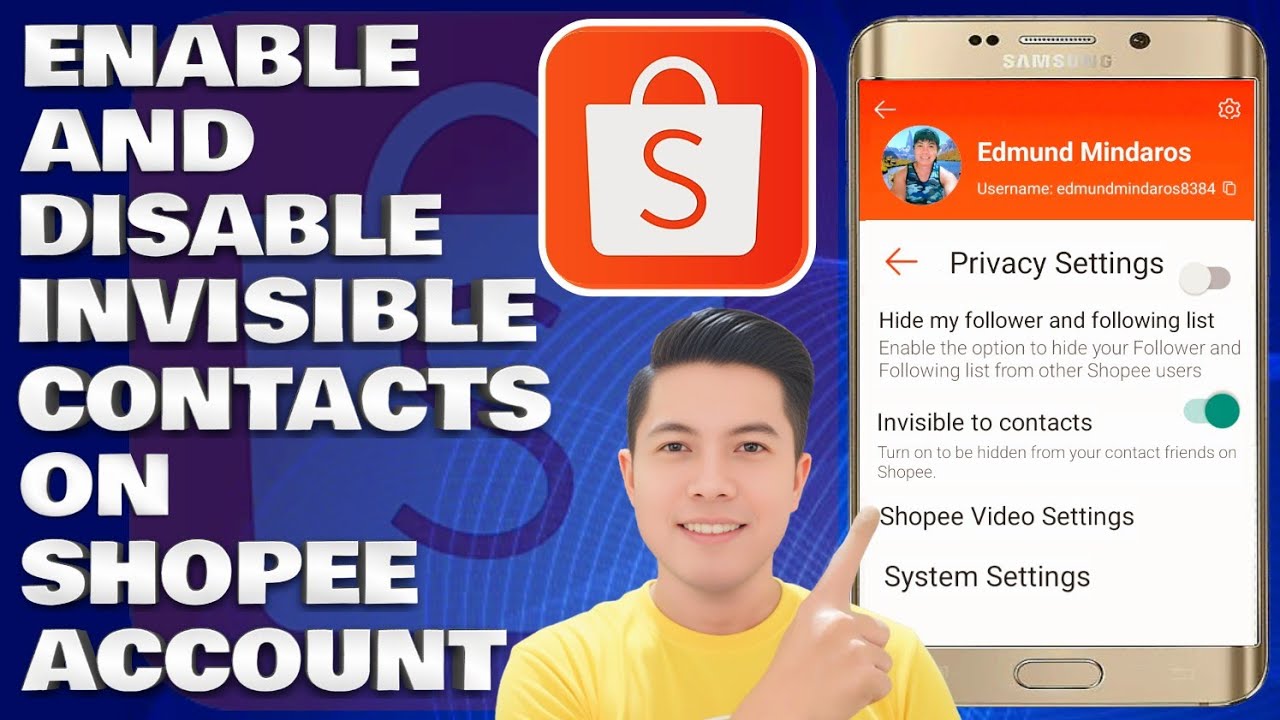 How To Enable and Disable Invisible Contacts on Your Shopee Account ...
