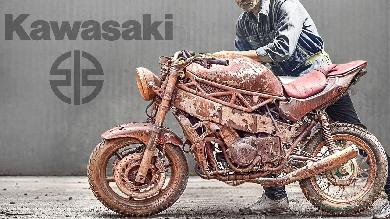 Man Restores Abandoned 35-Years Old Sport Bike - YouTube