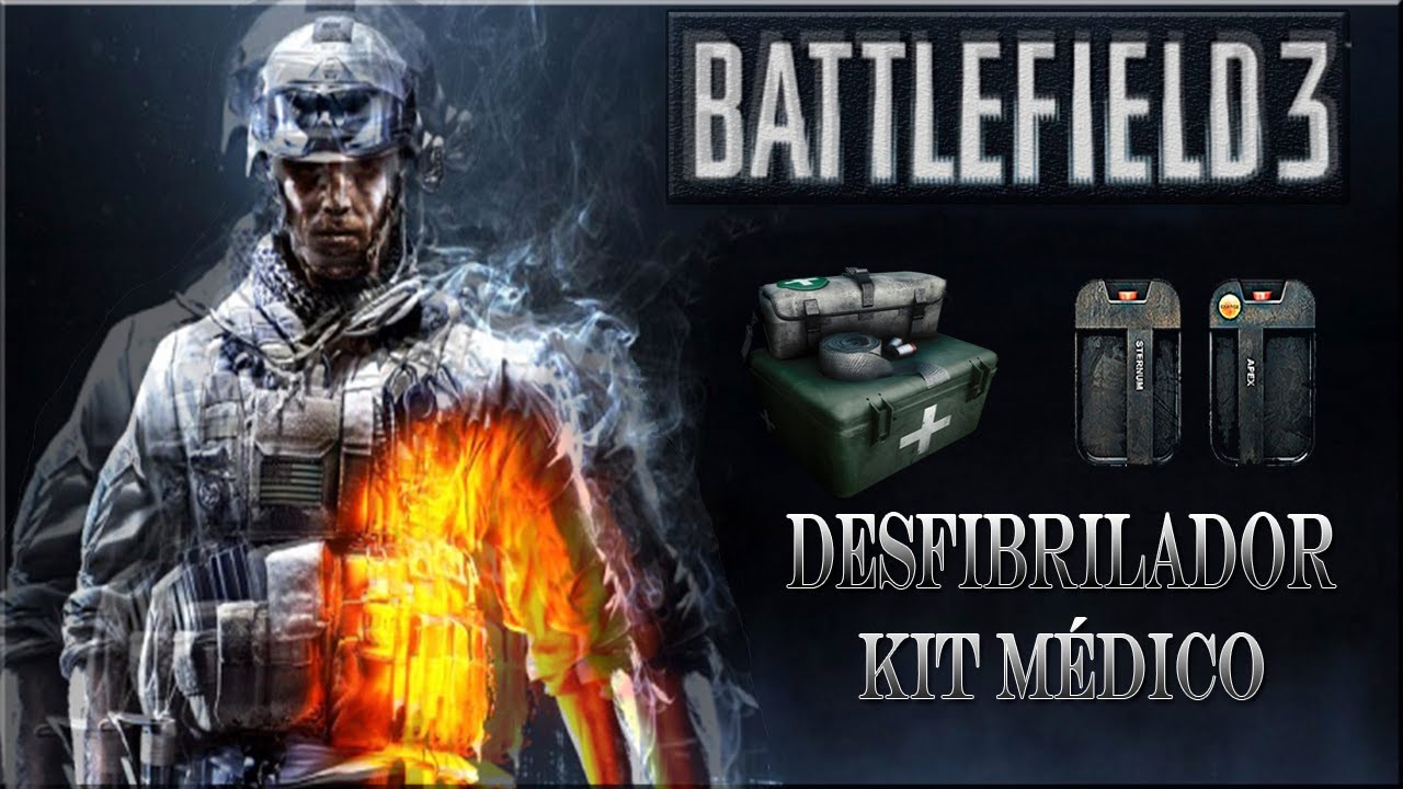 Battlefield 3 - Kit Médico - Desfibrilador - YouTube