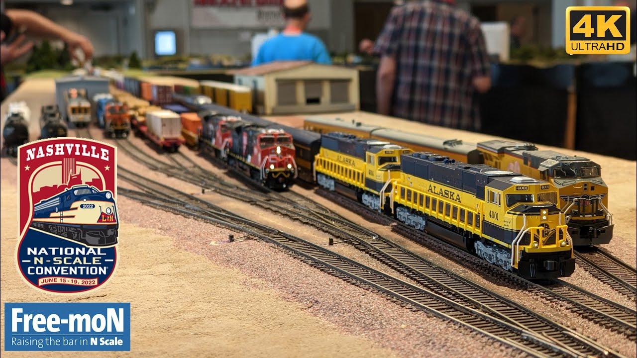 {4K} Free-MoN N Scale Layout at the National N Scale Convention ...