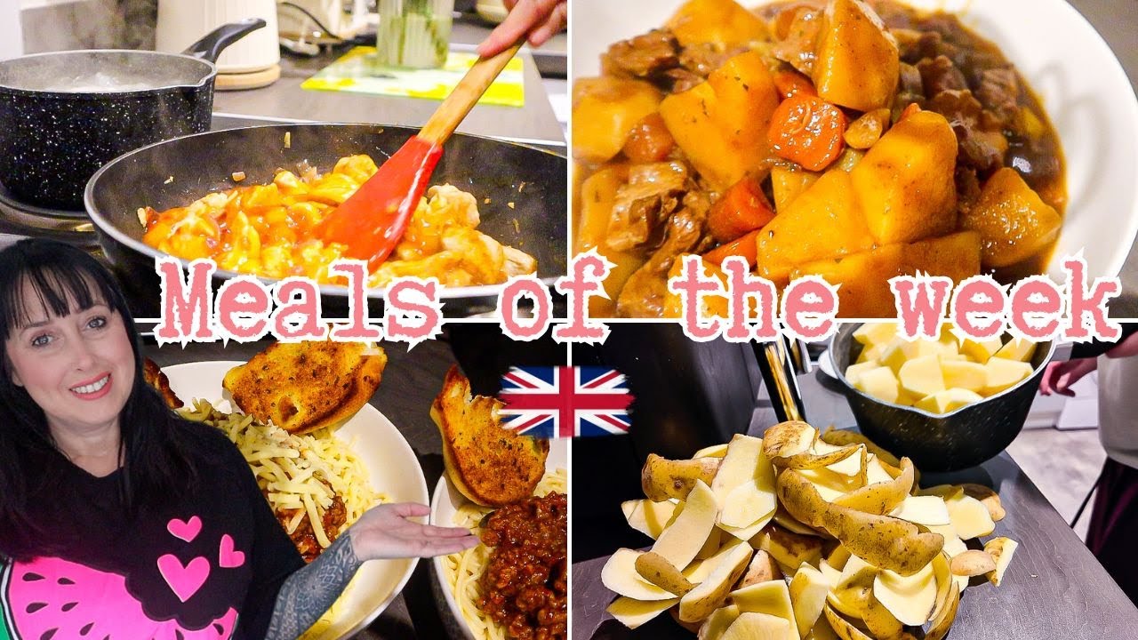 FAMILY MEALS OF THE WEEK UK | WHAT BRITS EAT #mealsoftheweek #ukfood # ...