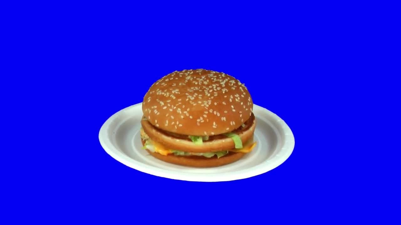 Rotating Seamless Looping Fast Food Burger Stock Video - YouTube
