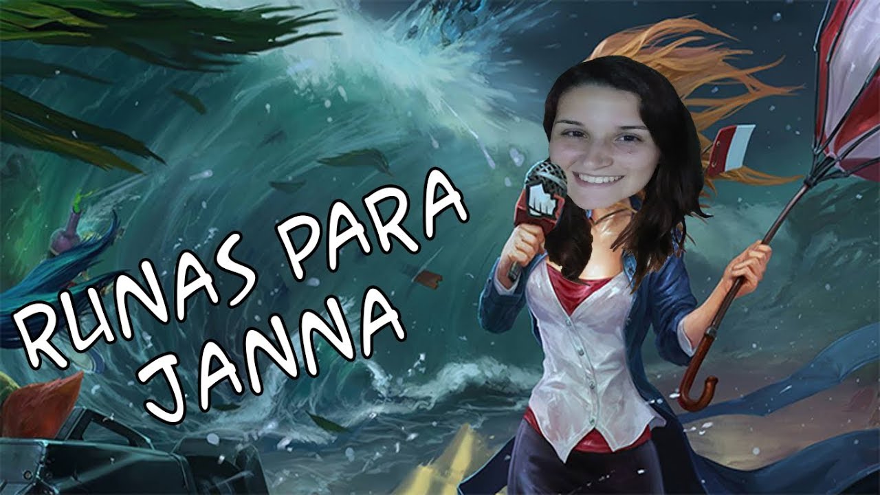 AS MINHAS RUNAS PARA JANNA SUP - LEAGUE OF LEGENDS - YouTube